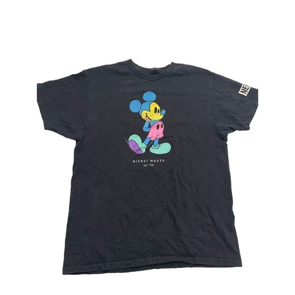 Neff | Shirts | Disneyby Neffmickey Mouseneon Colors Classic Logo Black ...